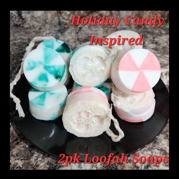 Hand Crafted | Bath & Body | Hand Crafted Holiday Candy Inspired Loofah ...
